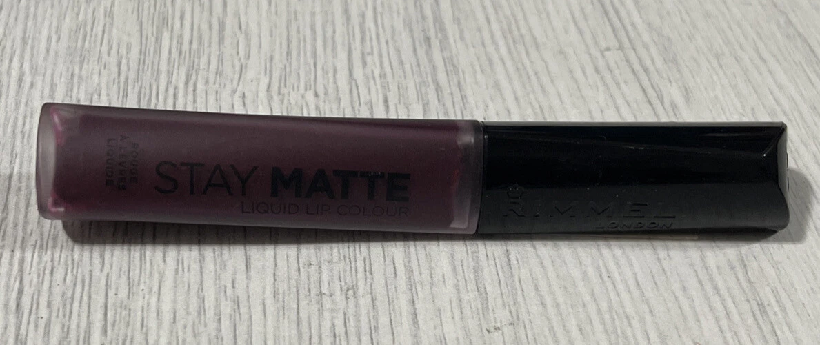 Rimmel London Stay Matte Liquid Lip Color - #800 Midnight - Walmart.com