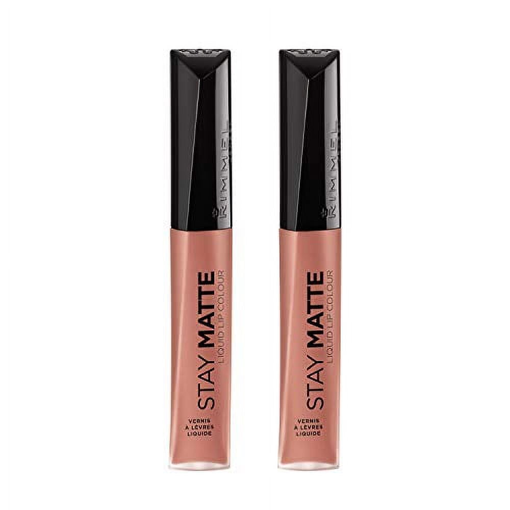 Rimmel Stay Matte Liquid Lip Color, Moca, 2 Count - Walmart.com