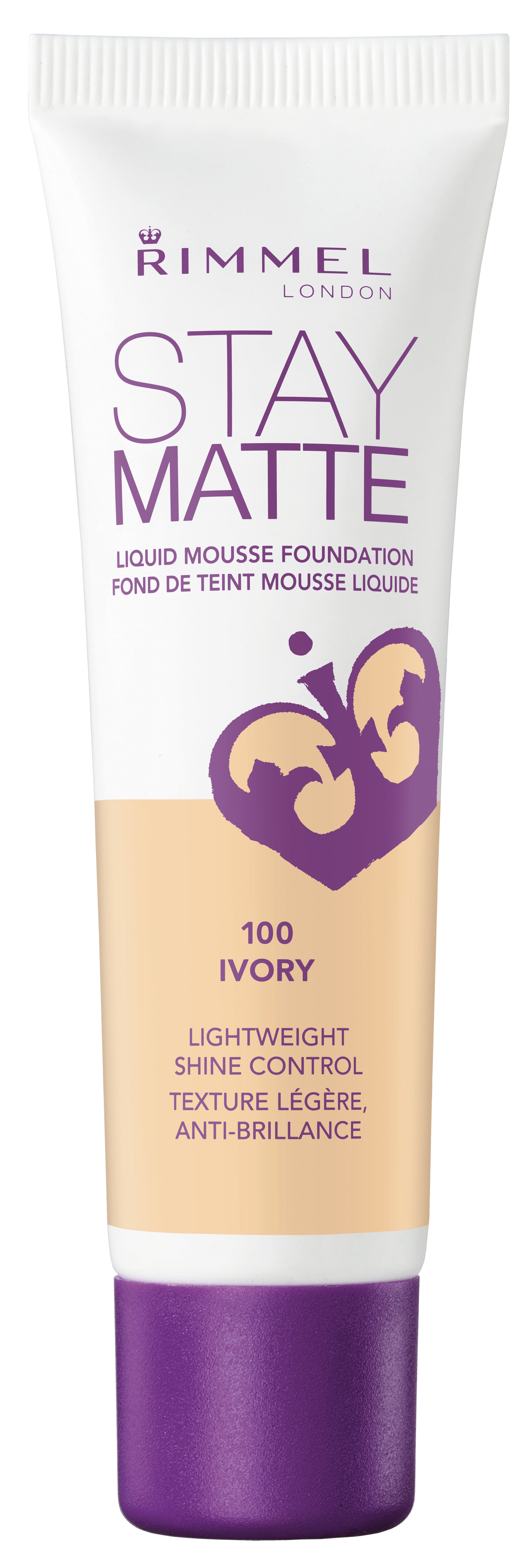 Rimmel London Stay Matte Liquid Foundation, Ivory, 1 oz, 24 Hour Wear ...