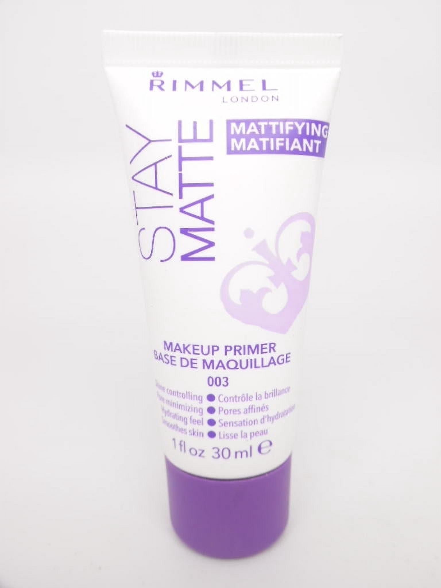 Rimmel Stay Matte Primer Makeup, Refines Pores, Stops Shine, Smooths ...