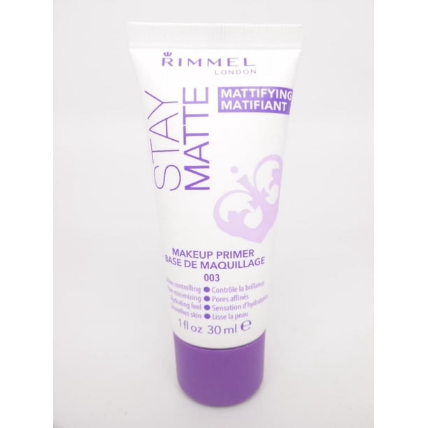 Rimmel Stay Matte Primer Makeup, Refines Pores, Stops Shine, Smooths ...