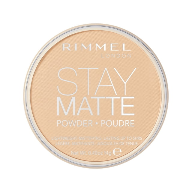 Rimmel London Stay Matte Powder, Creamy Natural, 0.49 oz - Lightweight ...