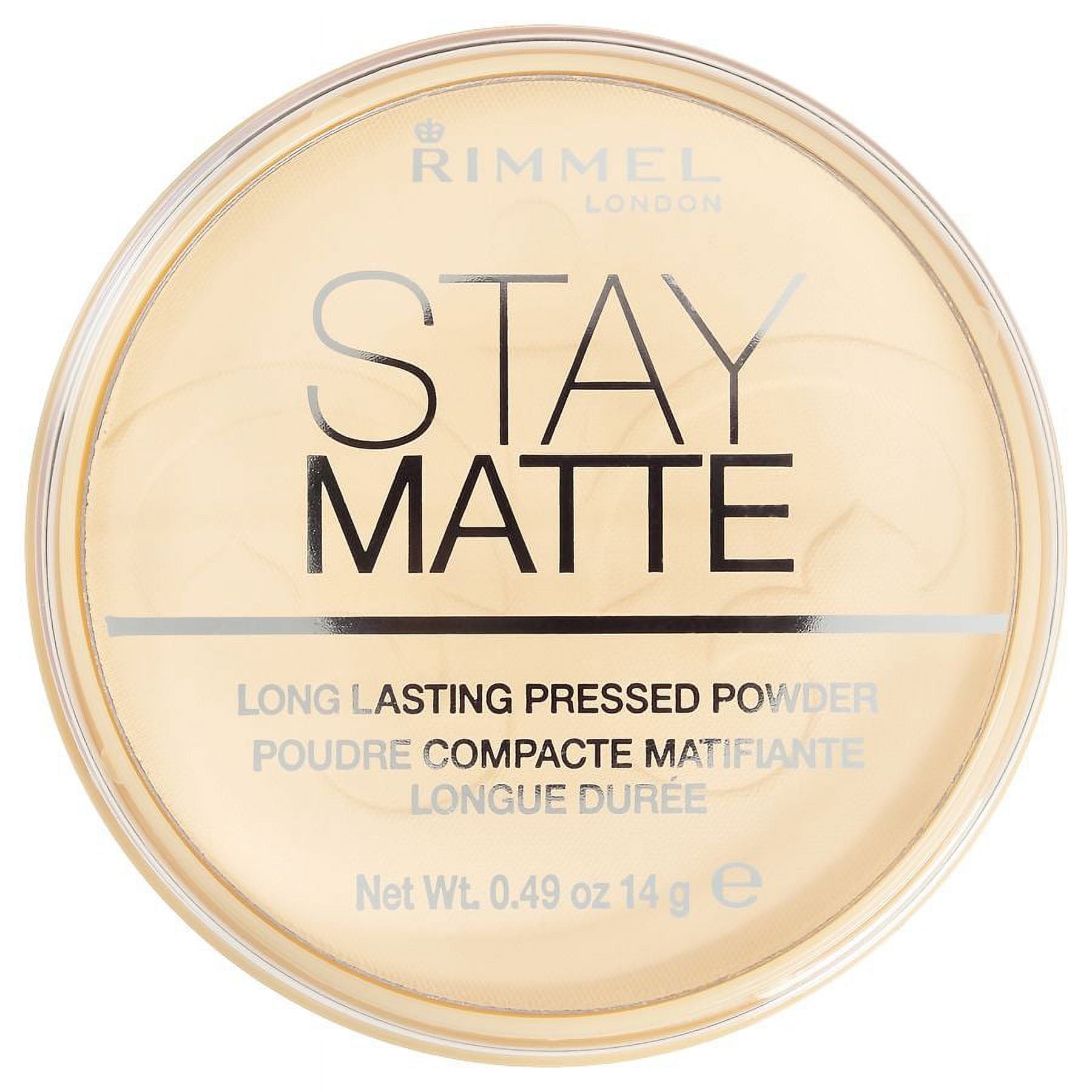Rimmel Stay Matte Pressed Powder, Transparent 0.49 oz Pack of 2 ...