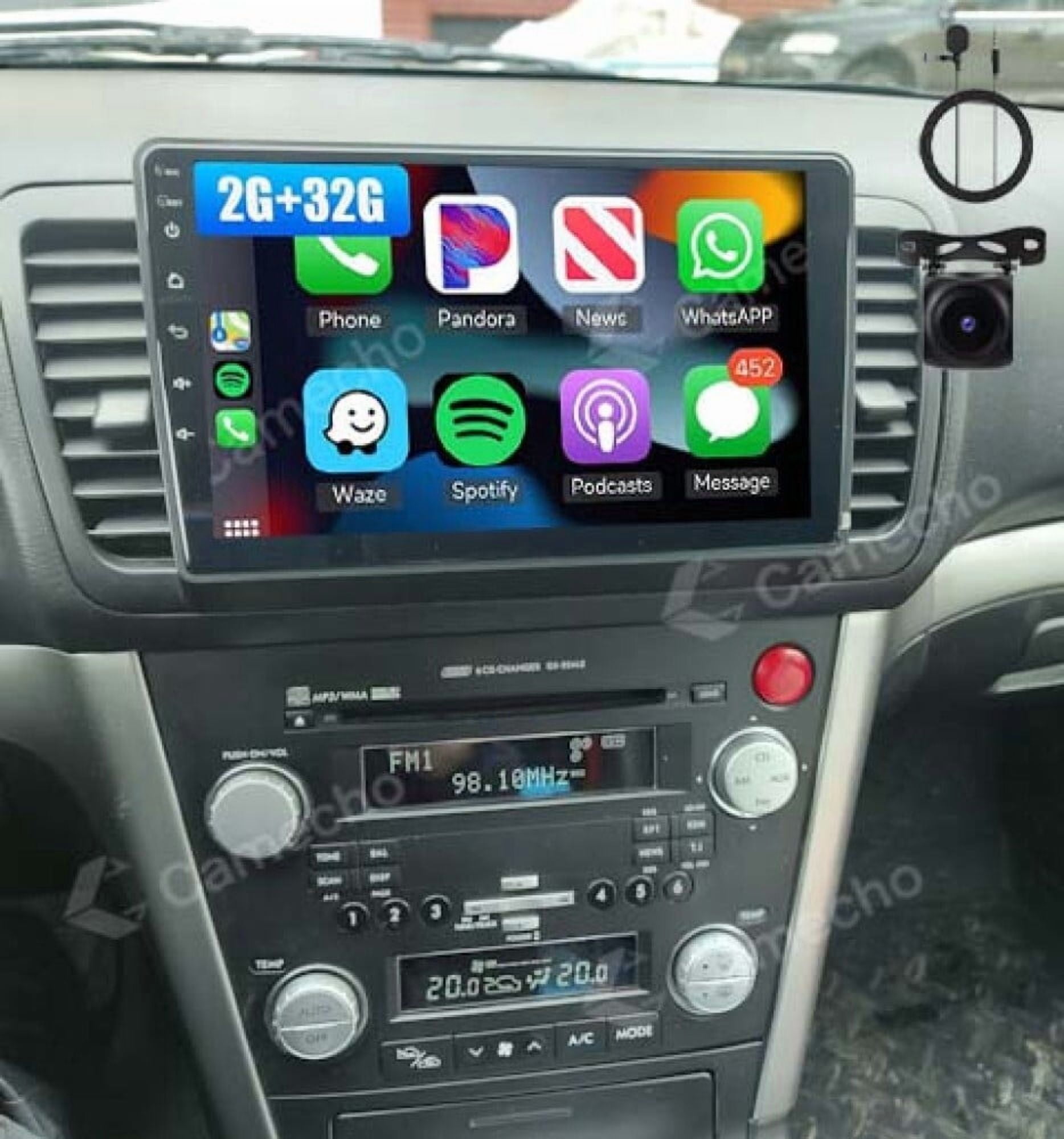 Rimoody 9" Android 15 For Subaru Legacy Outback 2003-09 navi Carplay WiFi Radio GPS +CAM ...