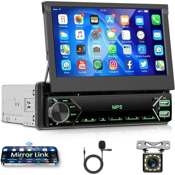 Single Din Touch Screen Car Stereos in Single Din Car Stereos - Walmart.com
