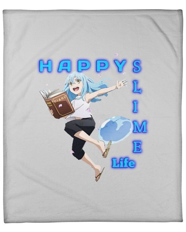 Rimuru Happy Slime Life 3d Printed Fleece Blanket - Walmart.com