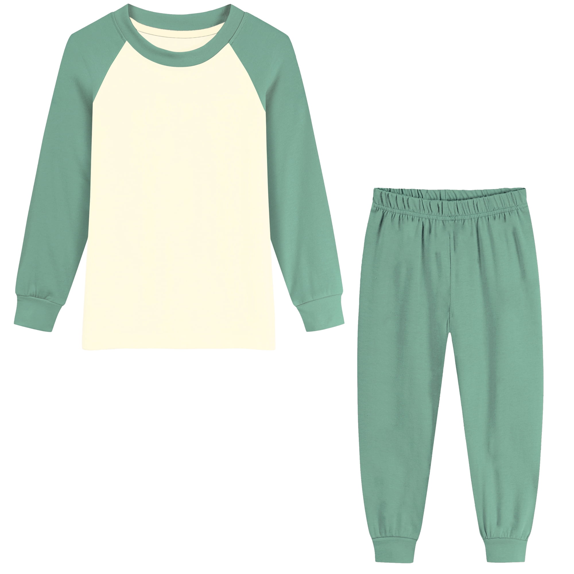 Rimyaw Toddler Boys Girls Pajamas Sets Kids 2-Piece Sleepwear Cotton ...