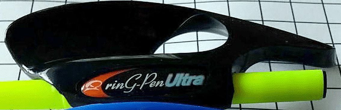 RinG-Pen Ultra Grip Support - Large, Black, Ideal for Arthritis or Poor ...