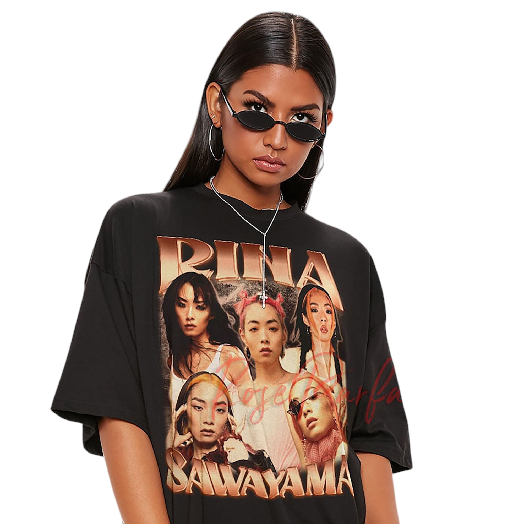 Rina Sawayama Retro Unisex Classic 2D T-Shirt - Fans Gift - Walmart.com
