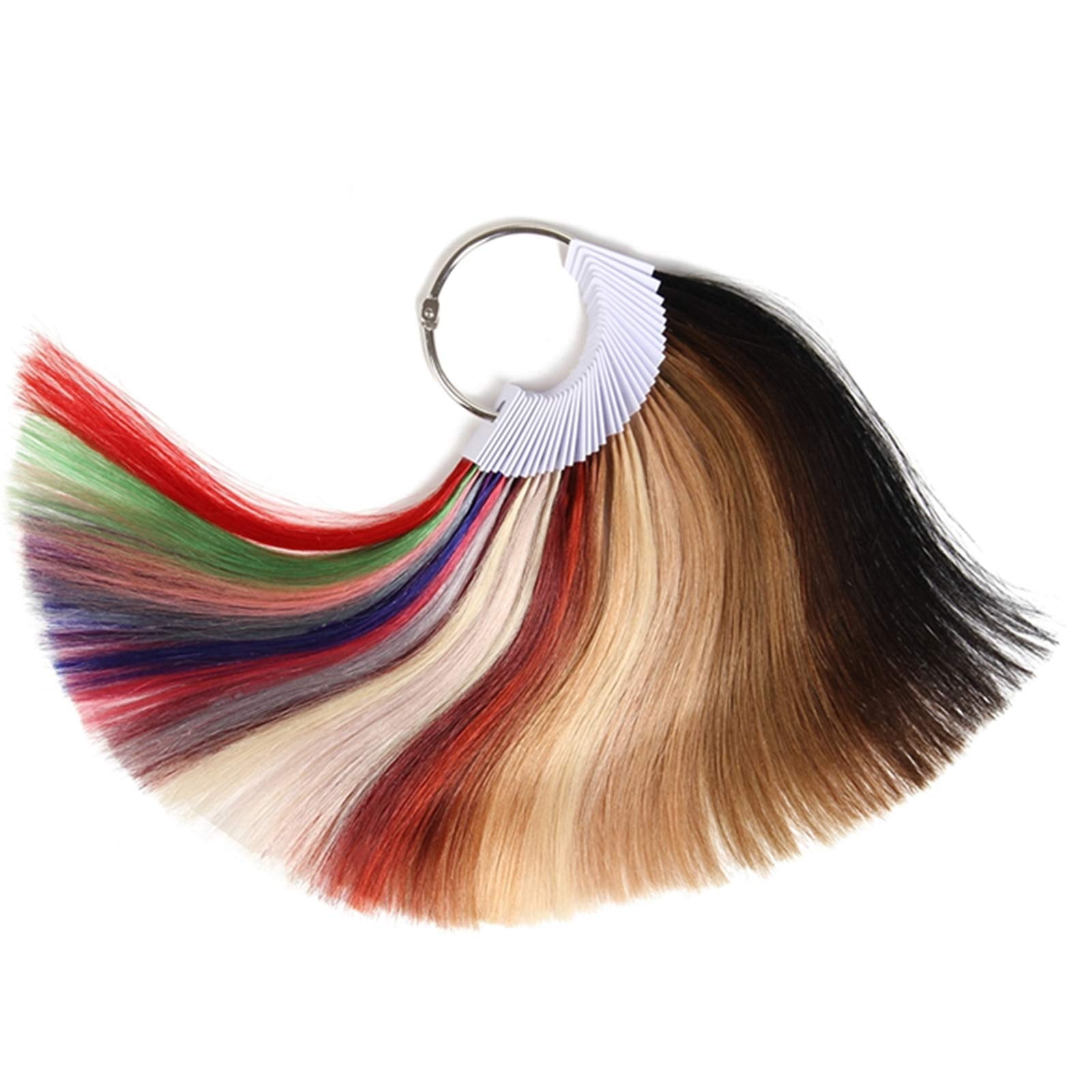 Rinboool Hair Color Rings Sample Testing Kit,100% Human Remy Hair ...