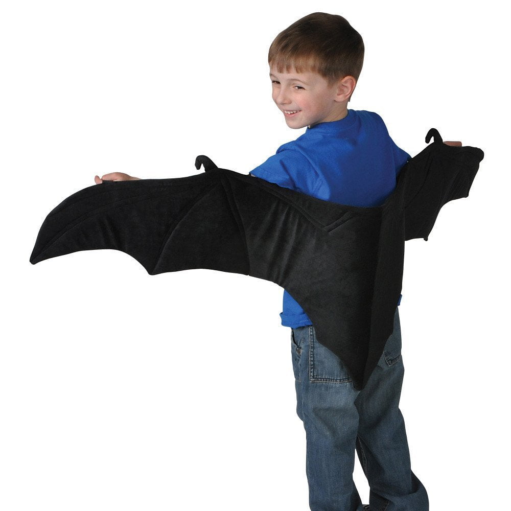 Child Black Bat Wings