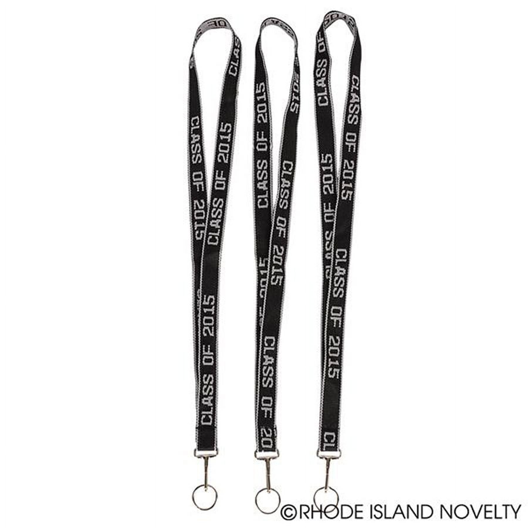 Rinco Class of 2015 Graduation 20.5" Lanyards, Black Grey, 12 Pack ...