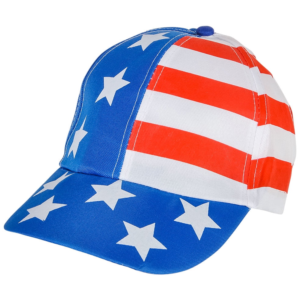 Rinco Patriotic American Flag Baseball Hat, Red White Blue, One Size ...