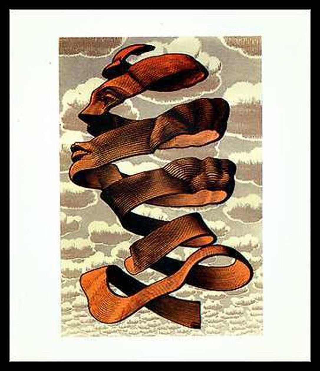 Rind Laminated & Framed Poster by M.C. Escher (22 x 26) - Walmart.com
