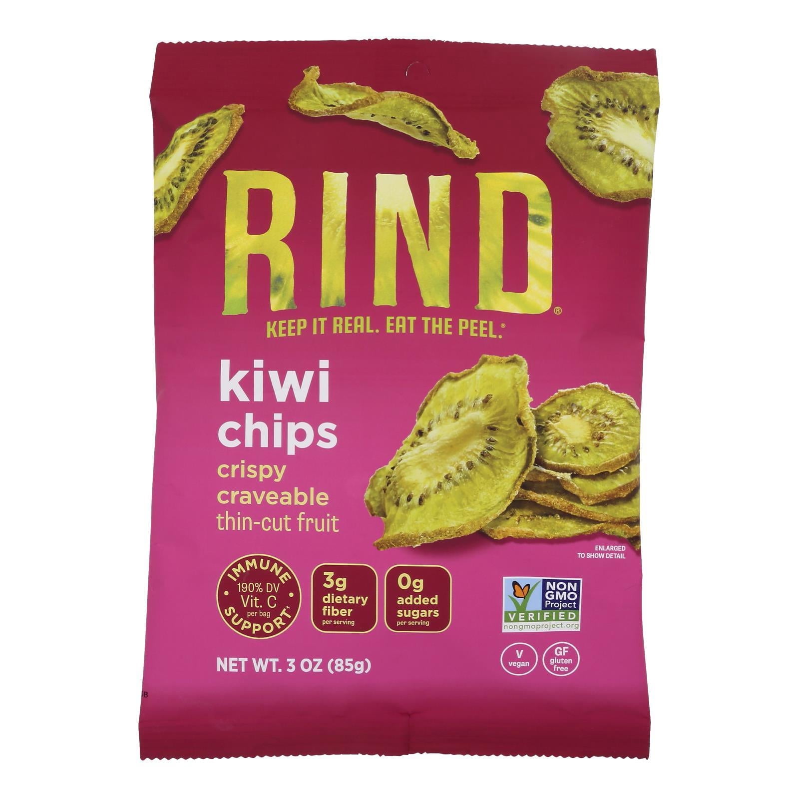 Rind Snacks - Fruit Chips Kiwi - Case of 12-3 OZ - Walmart.com