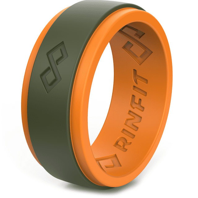 Rinfit-Air High-quality Silicone Wedding Ring for Men. Soft Silicone ...
