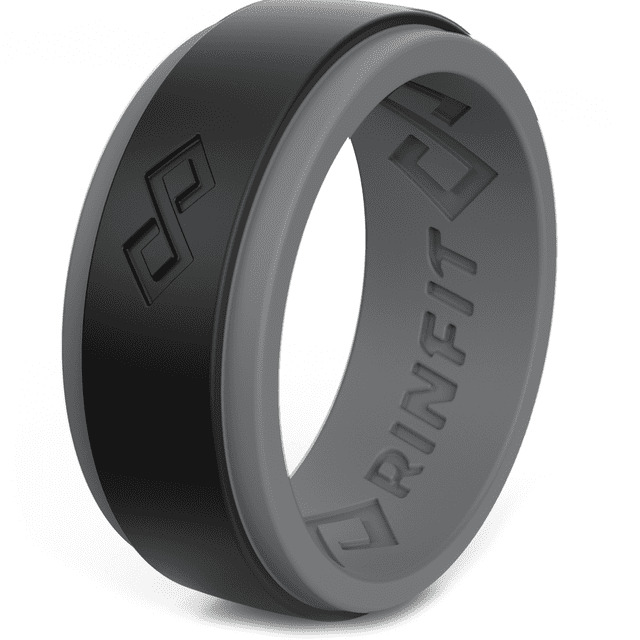 Rinfit-Air High-quality Silicone Wedding Ring for Men. Soft Silicone ...