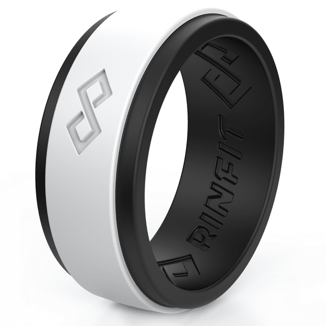 Rinfit-Air High-quality Silicone Wedding Ring for Men. Soft Silicone ...