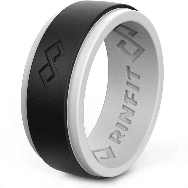 Rinfit-Air High-quality Silicone Wedding Ring for Men. Soft Silicone ...