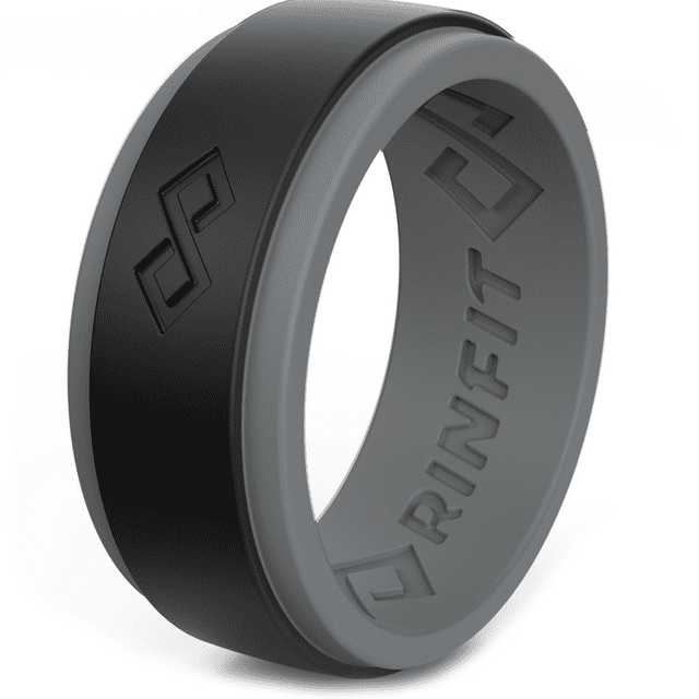 Rinfit-Air High-quality Silicone Wedding Ring for Men. Soft Silicone ...