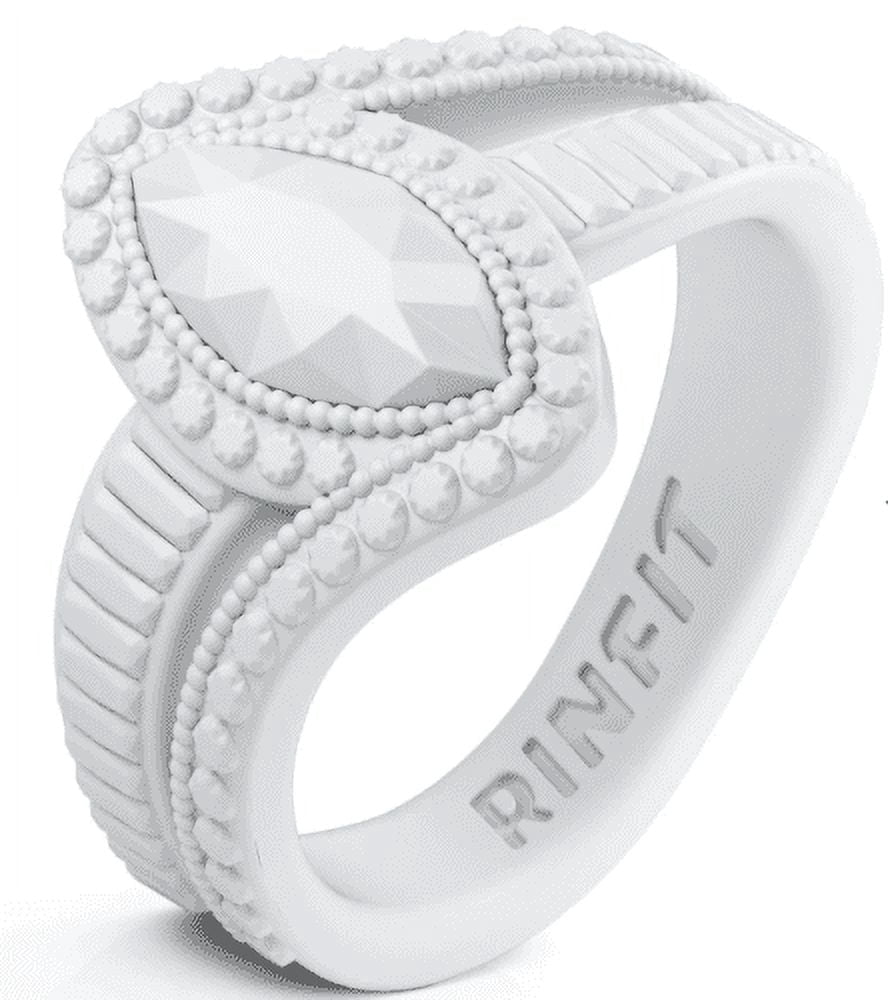 Rinfit Silicone Rings - Wedding Rubber Rings For Women - Marquise ...