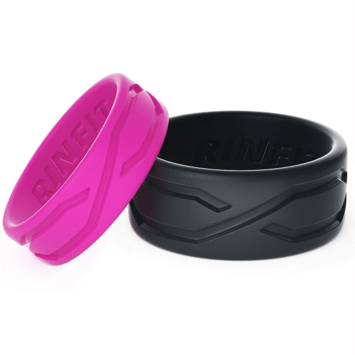 Rinfit Silicone Rings for Women & Men - Couple Sets Rubber Wedding ...