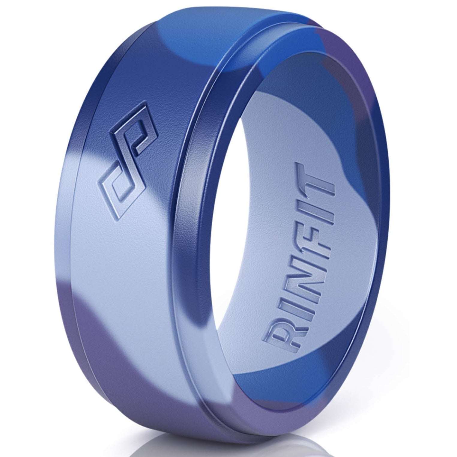 Rinfit Silicone Wedding Ring for Men - Soft Rubber Wedding Band ...