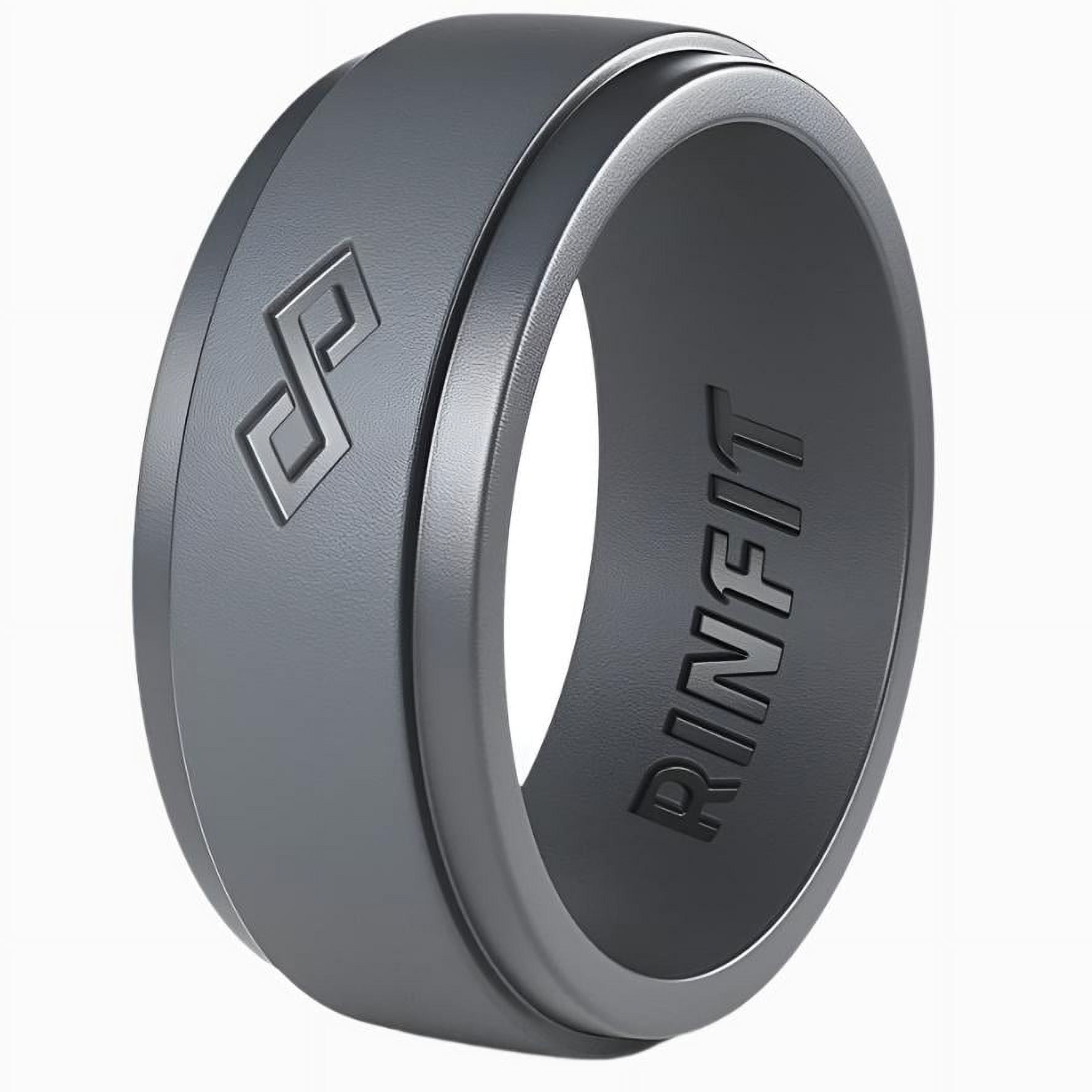 Rinfit Silicone Wedding Ring for Men - Infinity Collection - Soft ...
