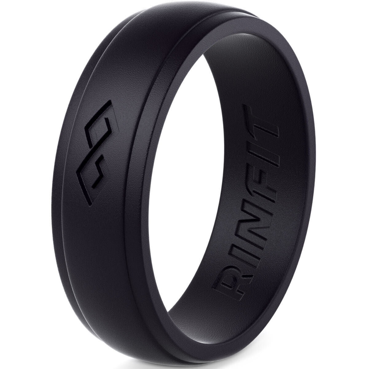 Rinfit Silicone Wedding Ring for Women - Soft Rubber Wedding Band ...