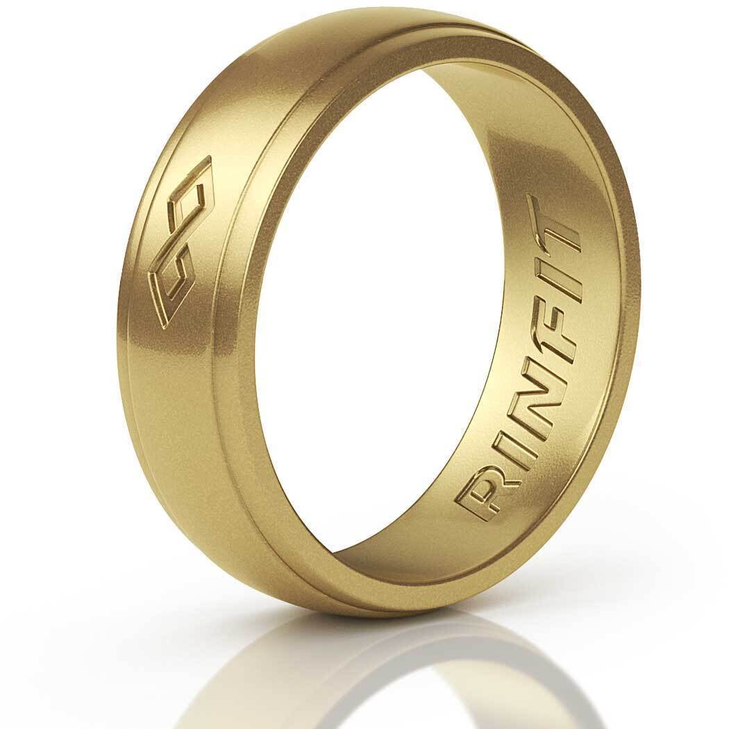 Rinfit Silicone Wedding Ring Women, Soft Rubber Band, Infinity ...