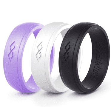 Rinfit Silicone Wedding Rings for Women - 4love Collection - Rubber ...