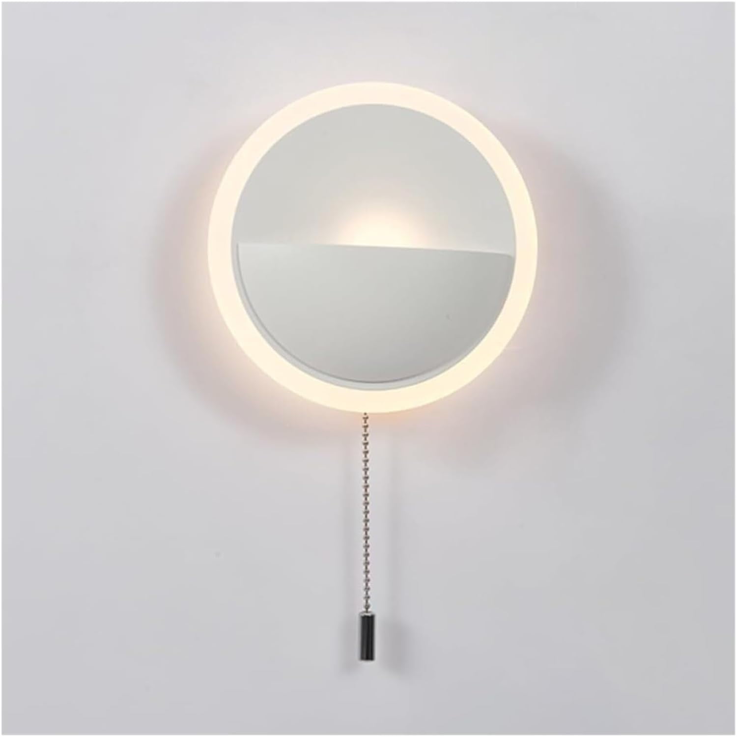 Ring Acrylic Wall Light Round Modern LED Wall Lamp Simple Bedroom Wall ...