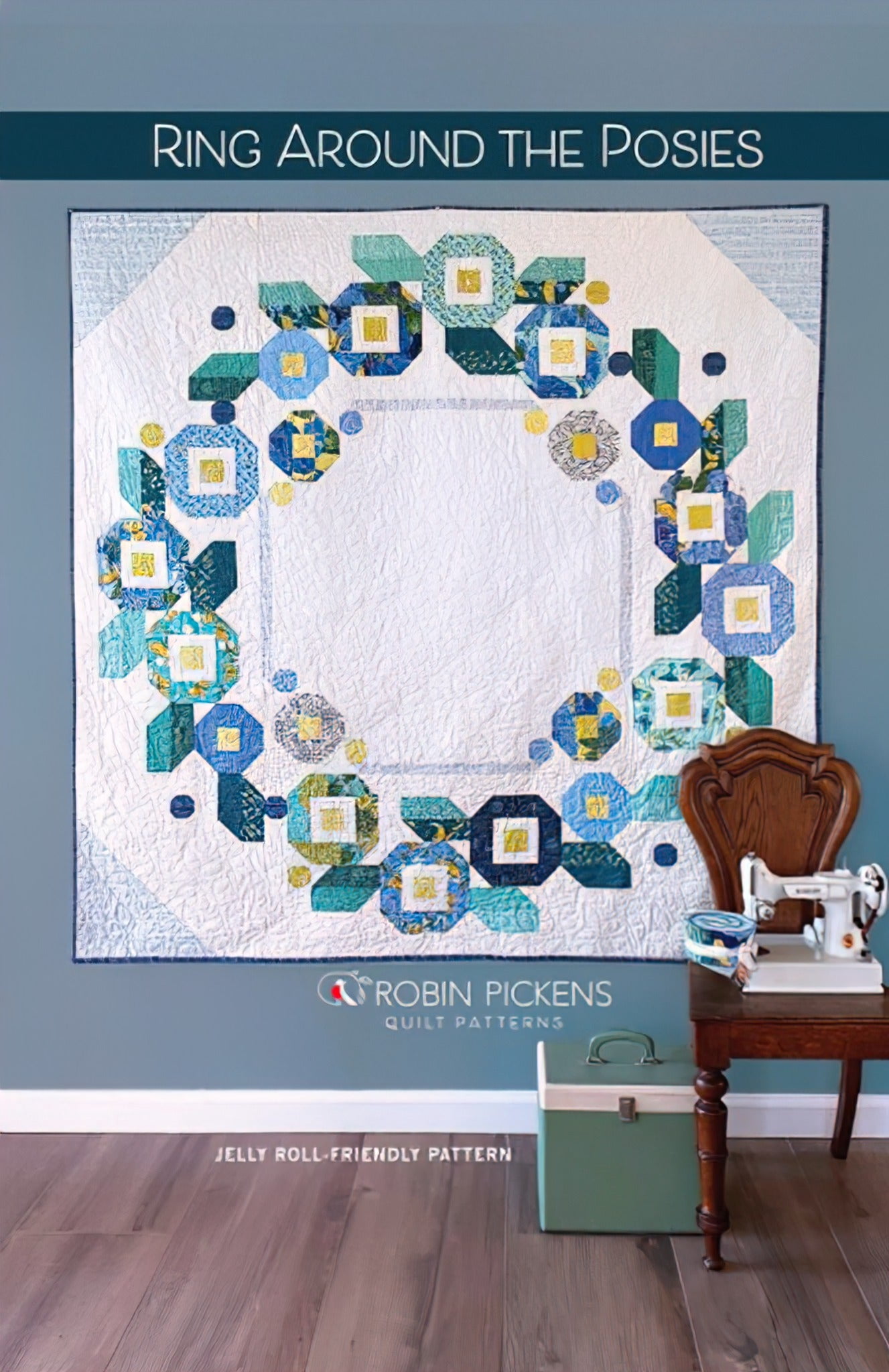 Ring Around the Posies Quilt Pattern by Robin Pickens - Walmart.com