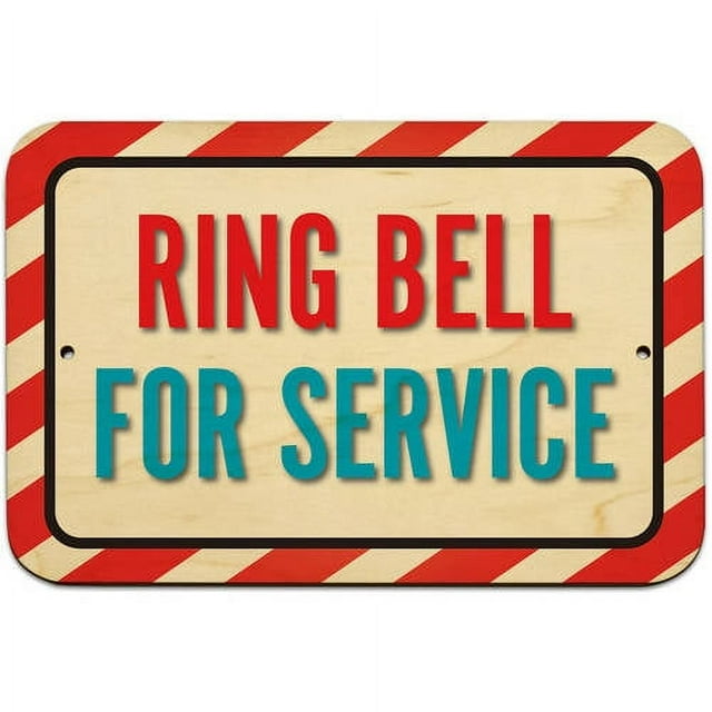 Ring Bell For Service Sign - Walmart.com