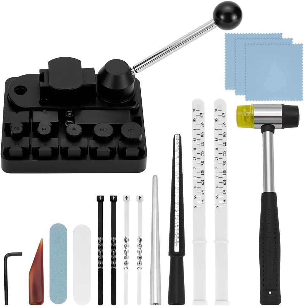 Ring Bender Tool Kit DIY Spoon Rings Maker Machine Heavy Duty Ring ...