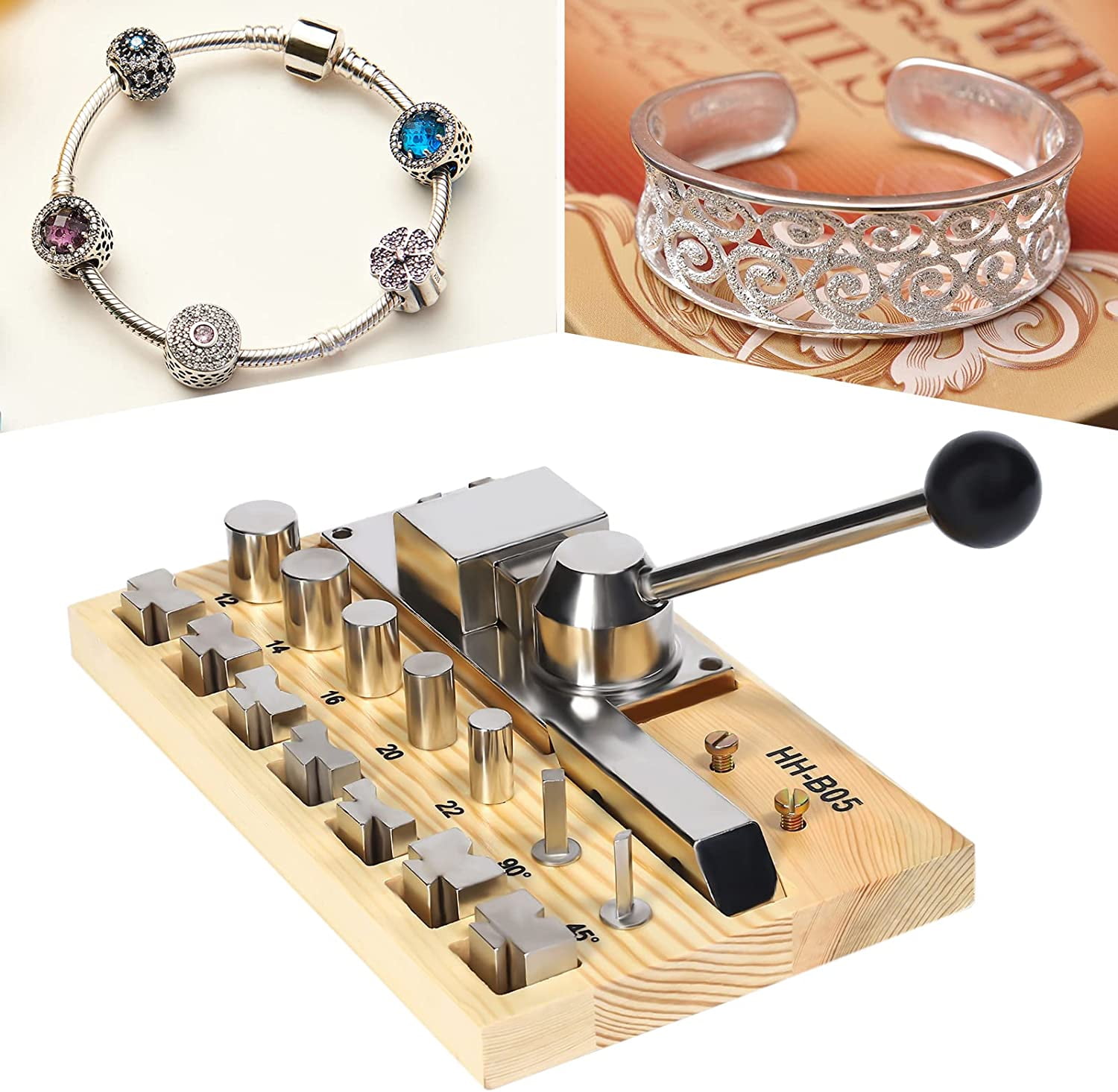 Ring Bending Machine Ring Bender,5 Sizes Jewelry Ring Bender Maker Tool ...