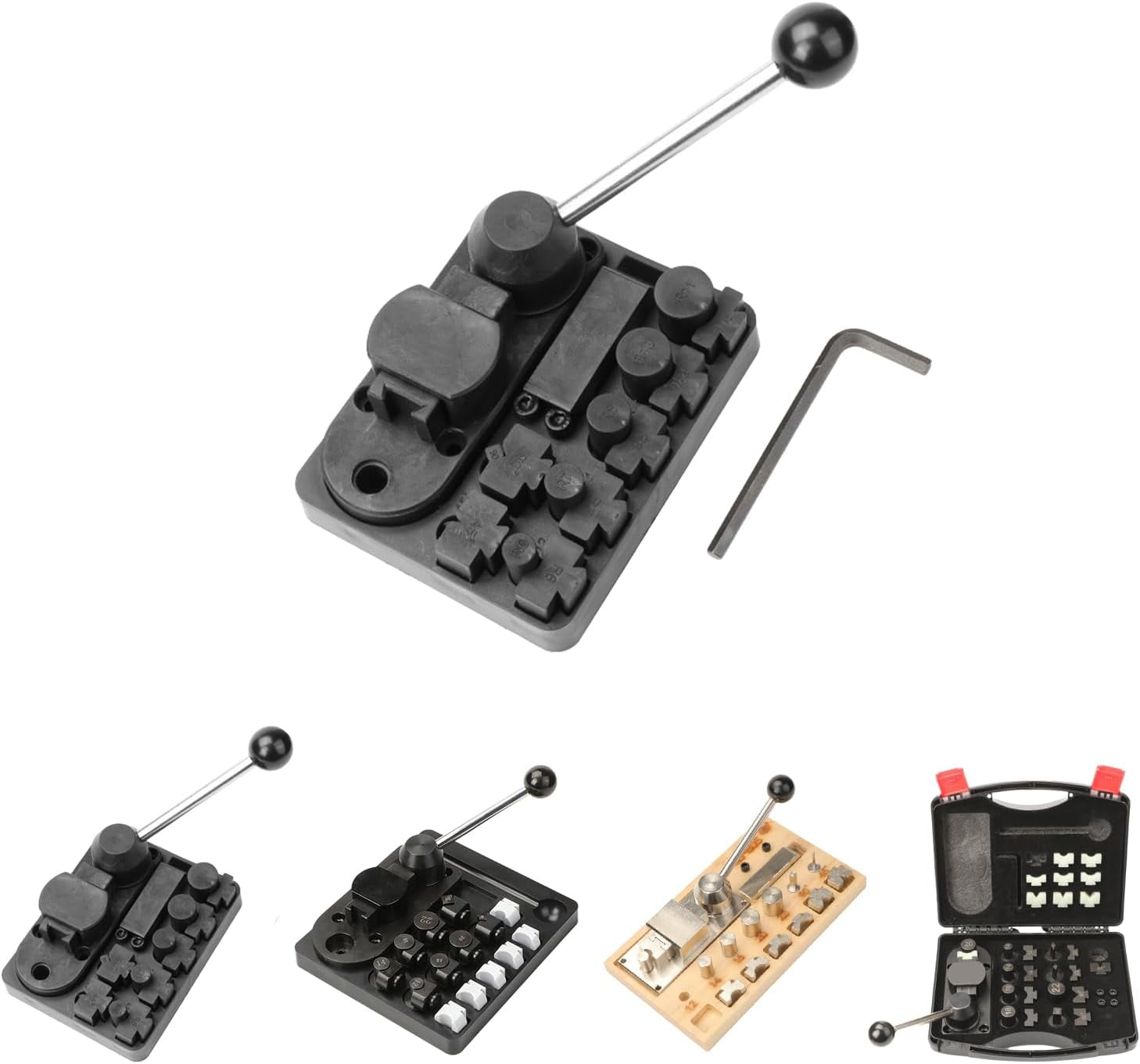 Ring Bending Tool, Metal Wire Bending Jig Set with Adjustable Dies ...