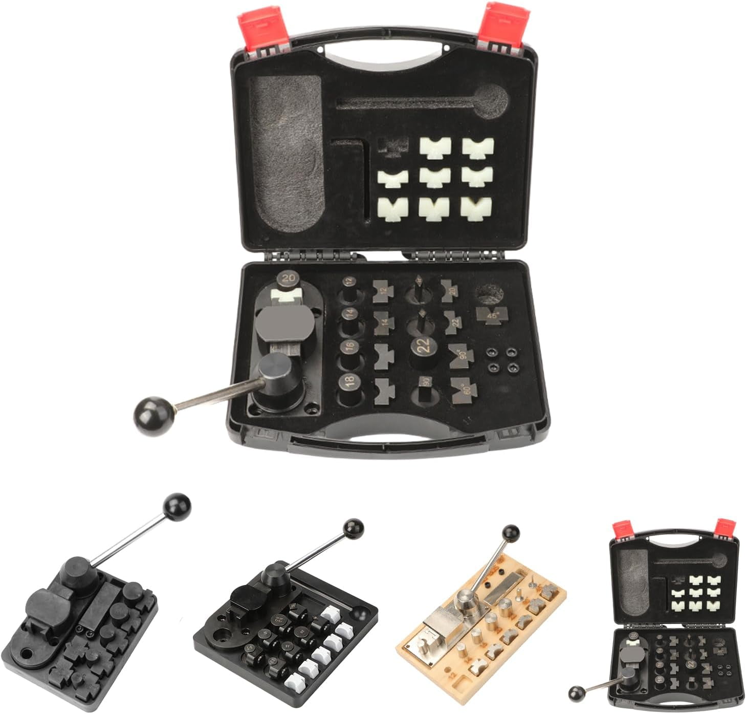 Ring Bending Tool, Metal Wire Bending Jig Set with Adjustable Dies ...