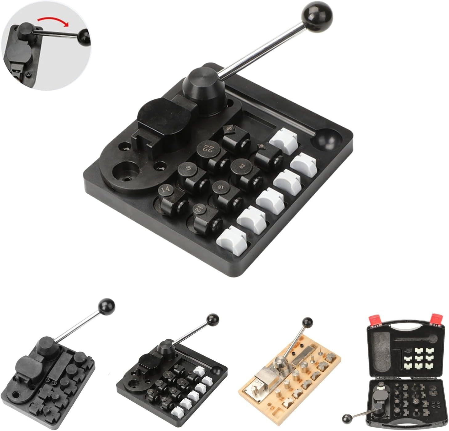 Ring Bending Tool, Metal Wire Bending Jig Set with Adjustable Dies ...