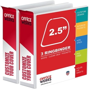 2 Inch Binders in Binder by Ring Size - Walmart.com