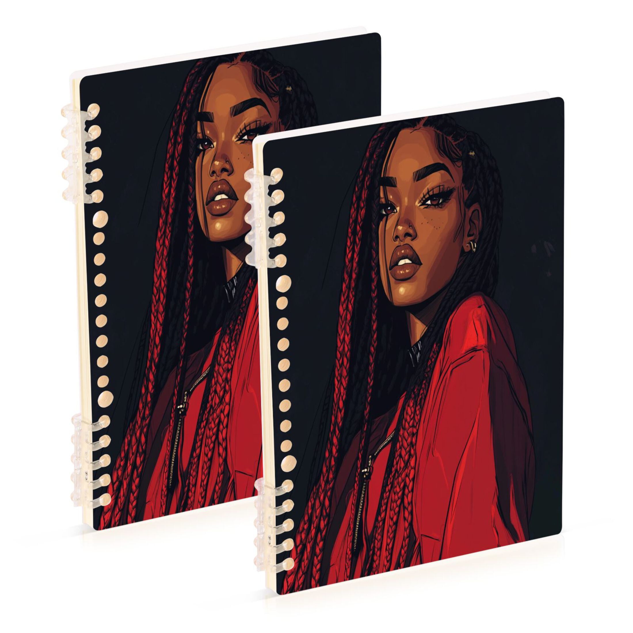 Ring Binder Notebook Journey Note Diary College Ruled Spiral Notebook ...