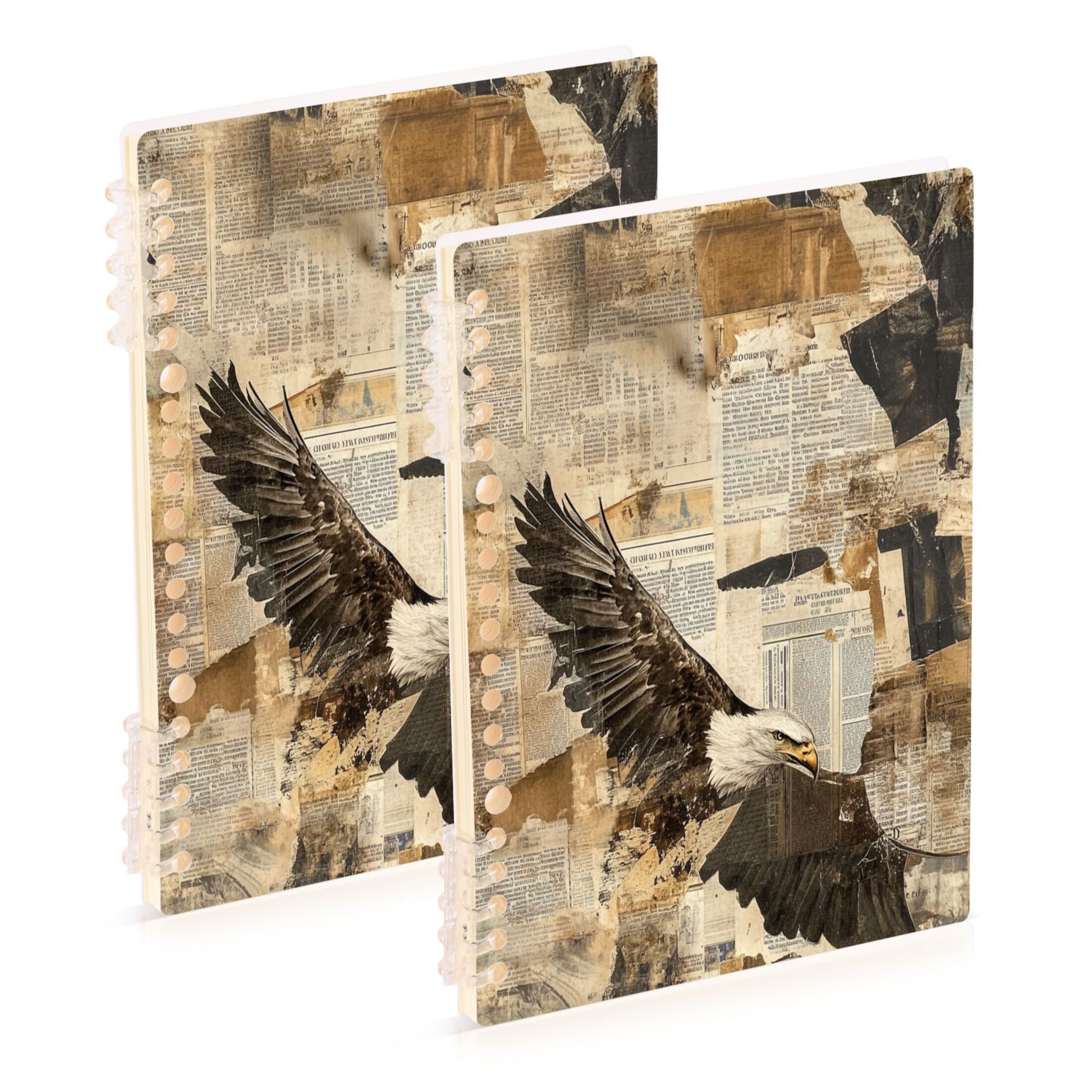 Ring Binder Notebook Journey Note Diary College Ruled Spiral Notebook ...