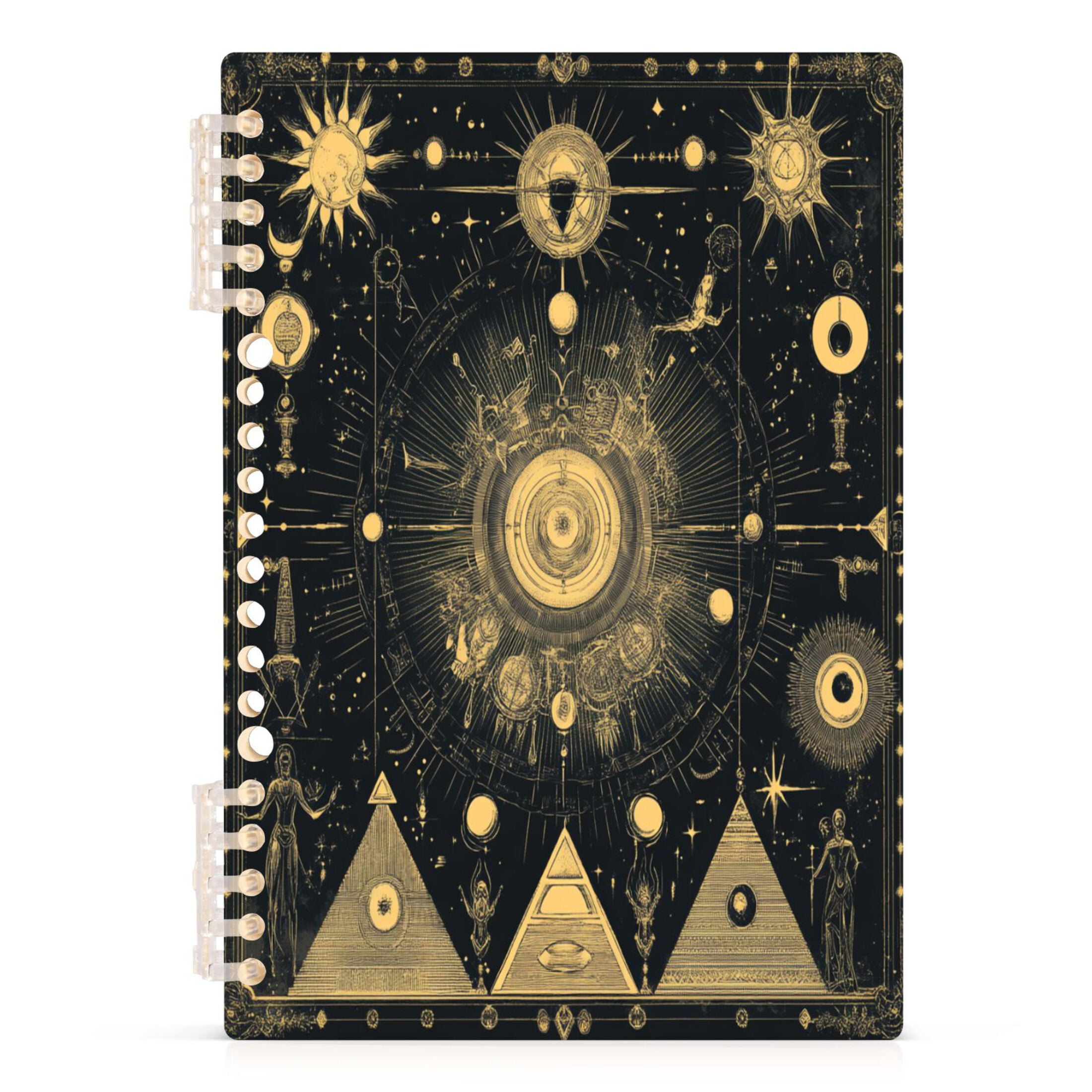 Ring Binder Notebook Journey Note Diary College Ruled Spiral Notebook ...