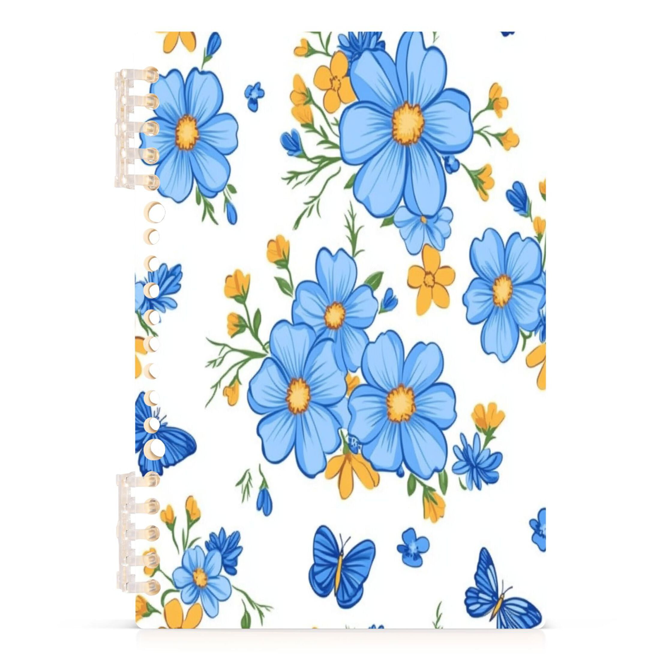 Ring Binder Notebook Journey Note Diary College Ruled Spiral Notebook ...