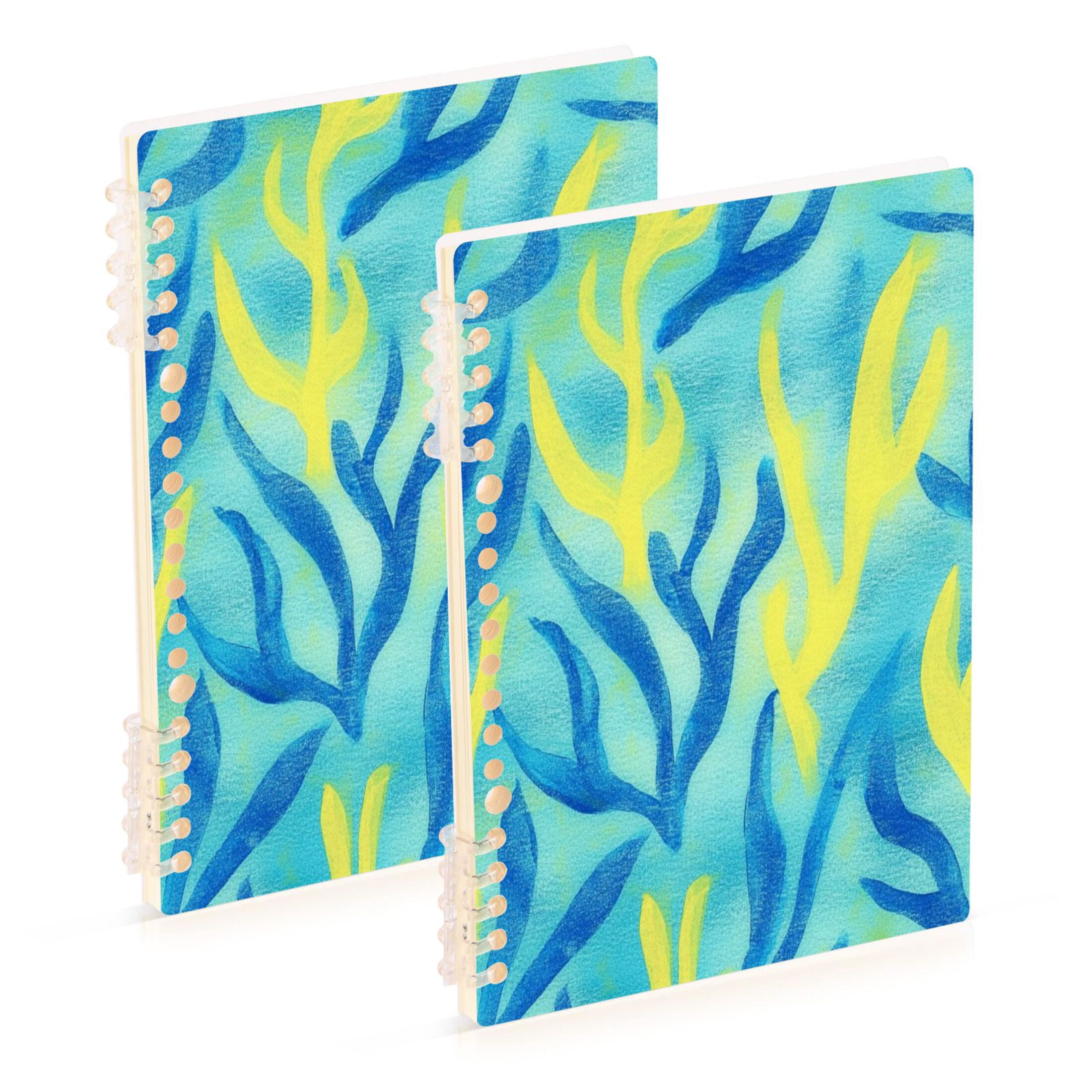 Ring Binder Notebook Journey Note Diary College Ruled Spiral Notebook ...