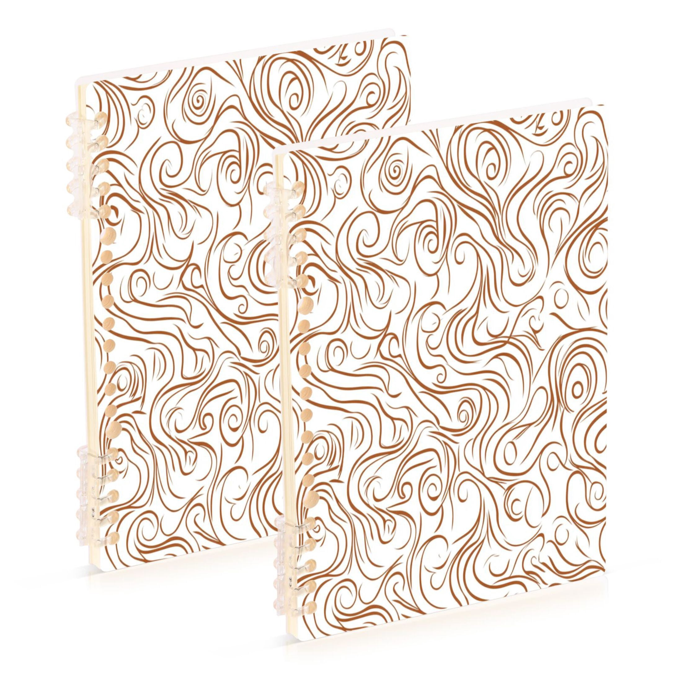 Ring Binder Notebook Journey Note Diary College Ruled Spiral Notebook ...