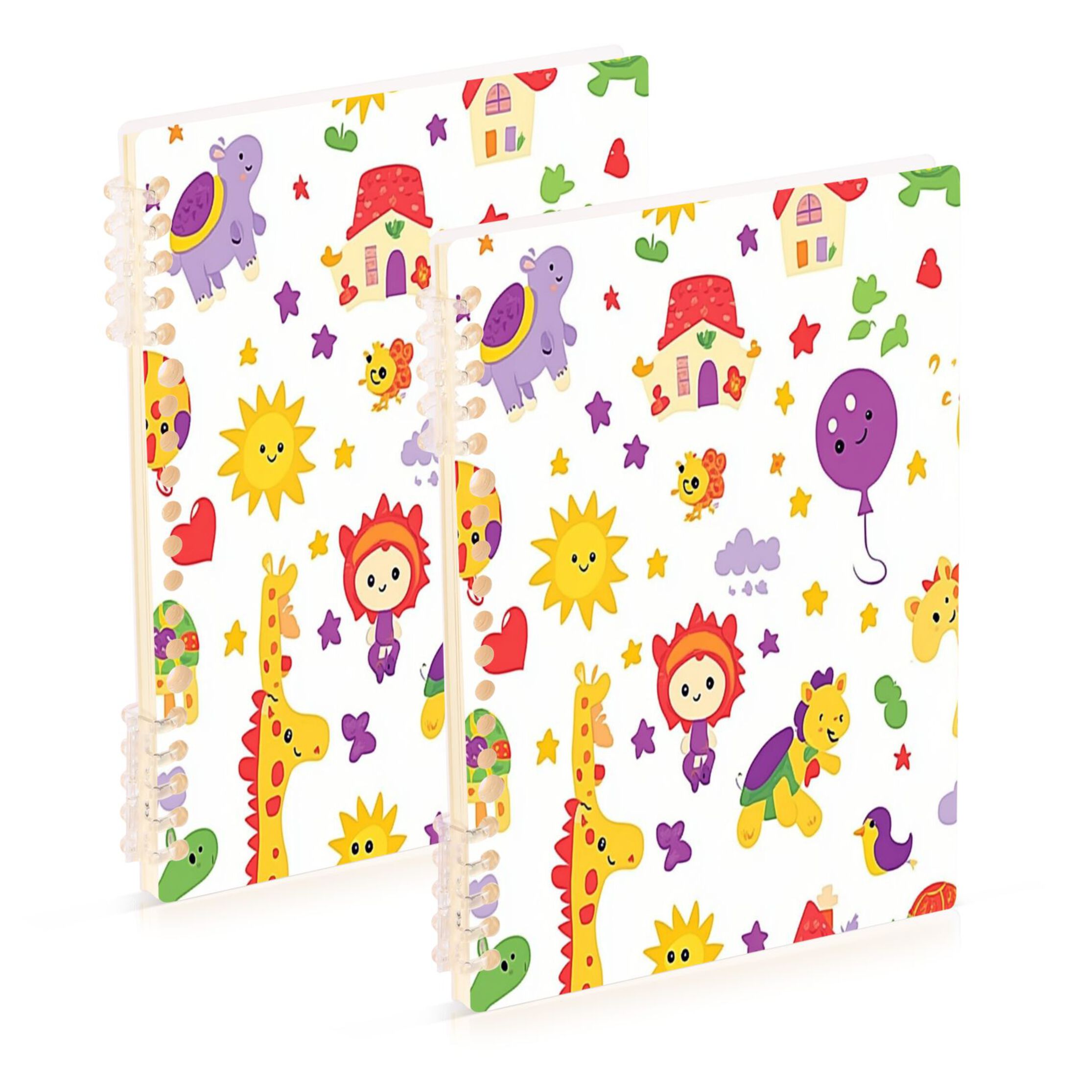 Ring Binder Notebook Journey Note Diary College Ruled Spiral Notebook ...