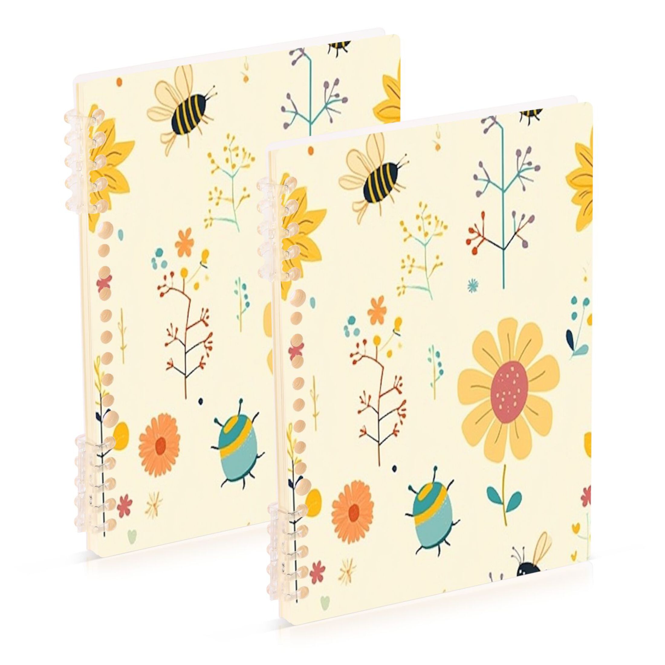 Ring Binder Notebook Journey Note Diary College Ruled Spiral Notebook ...