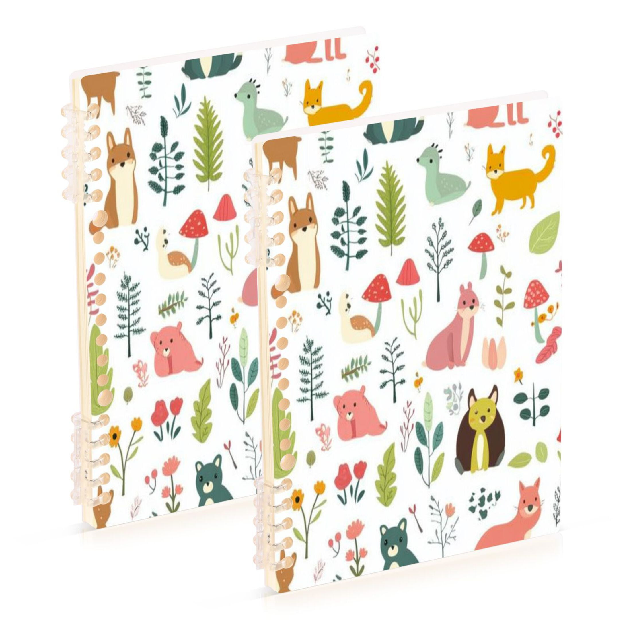 Ring Binder Notebook Journey Note Diary College Ruled Spiral Notebook ...