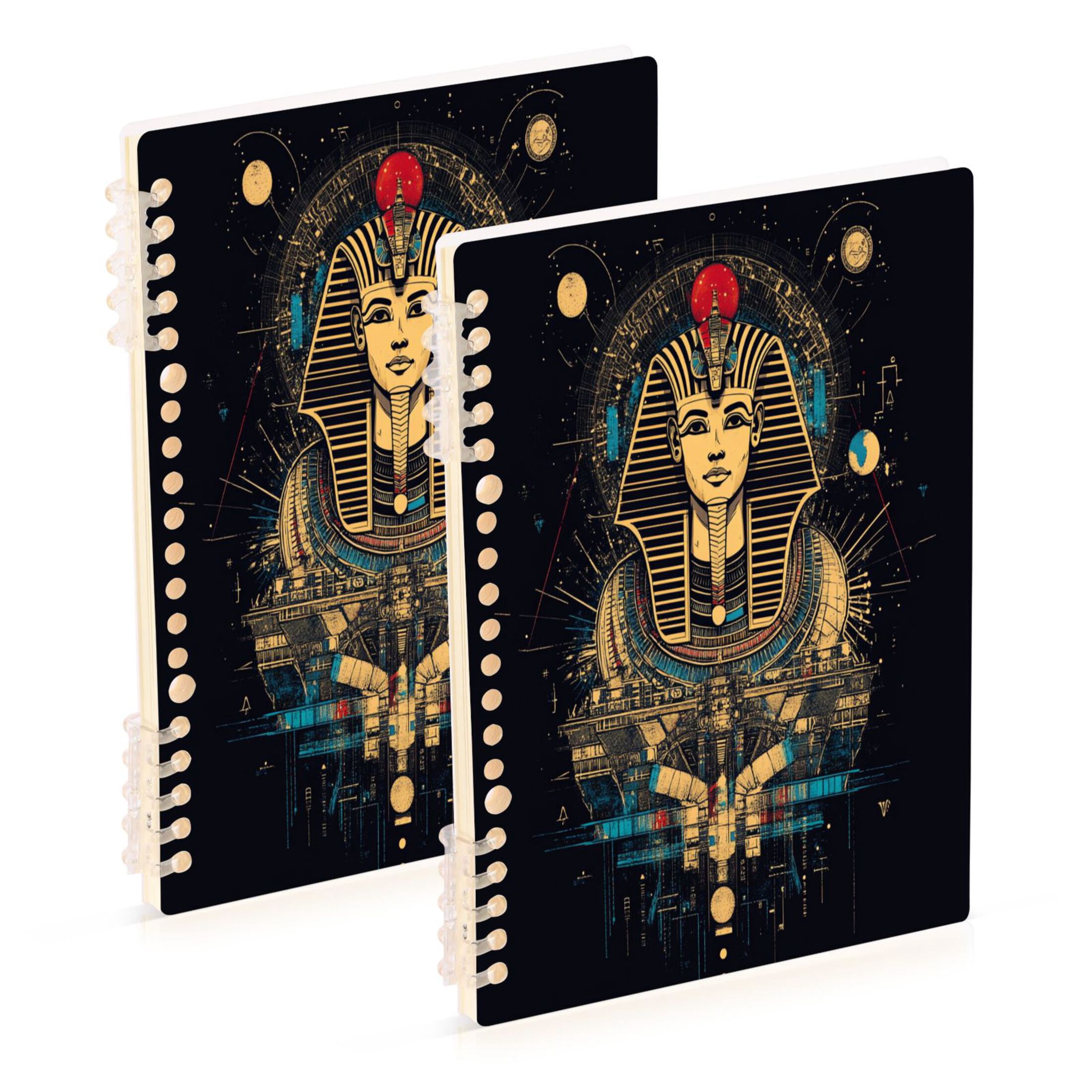 Ring Binder Notebook Journey Note Diary College Ruled Spiral Notebook ...